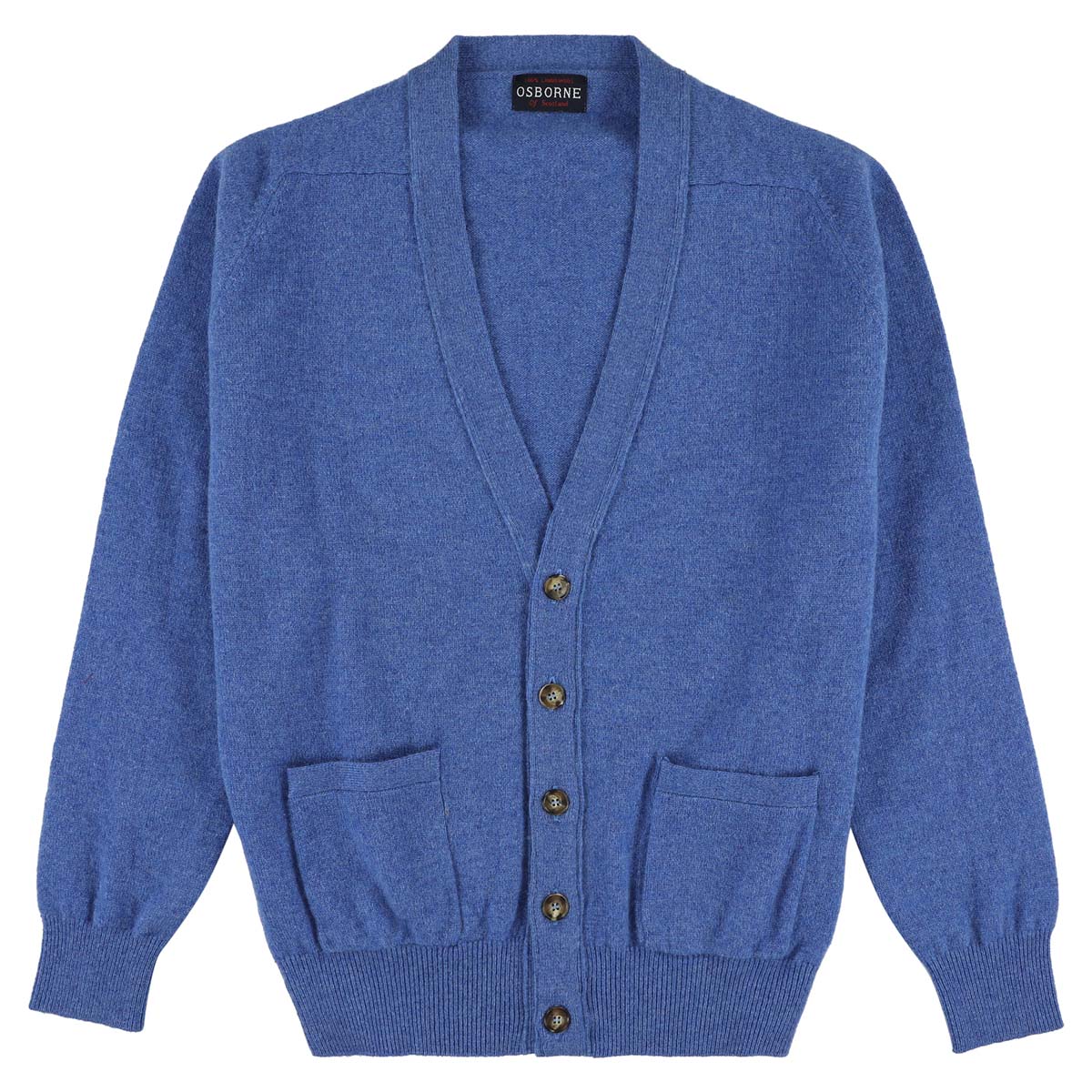Lambswool butonned cardigan - River – Osborne Knitwear