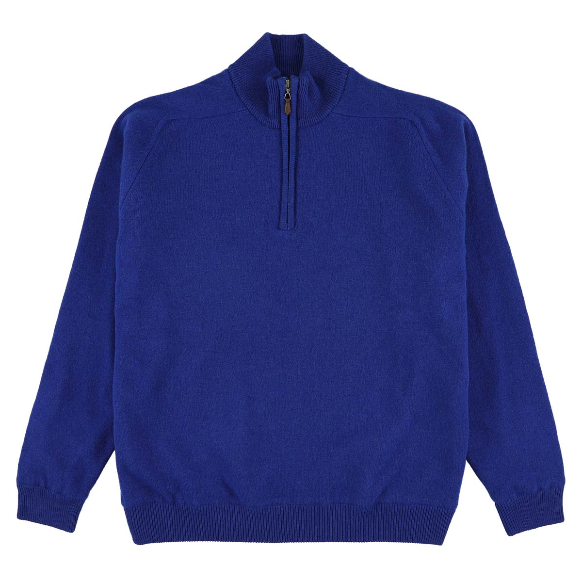 Lambswool windstopper quarter zip - Sapphire - Golf lining – Osborne ...